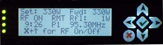 High power, solid state RF with IP based AUI for remote control and ...